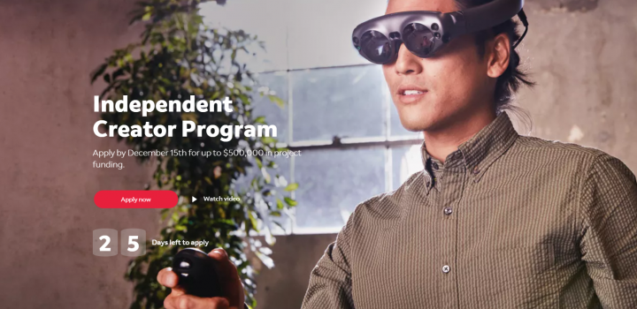 Sync NI - Magic Leap announces new Independent Creator Program with grants up to $500,000